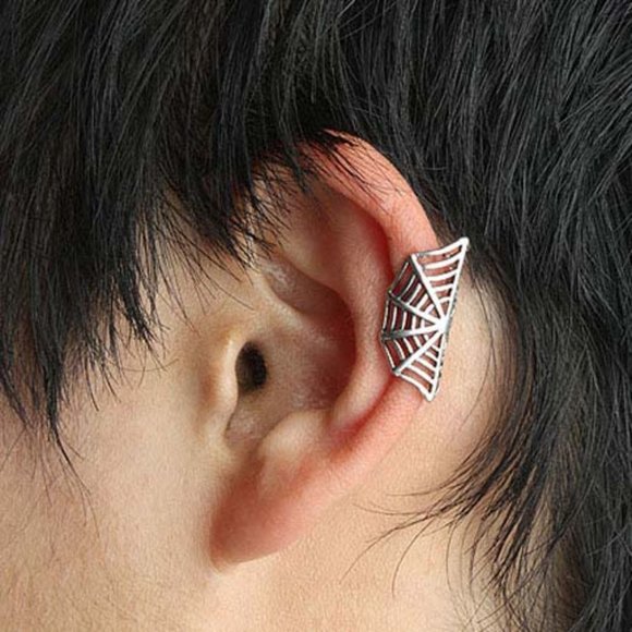 IJC | Jewelry | Ear Wrap 2 Tones Spiders Web | Poshmark